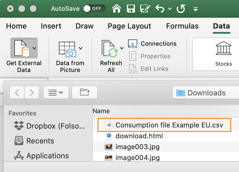 How to create a CSV with consumption data – HelioScope