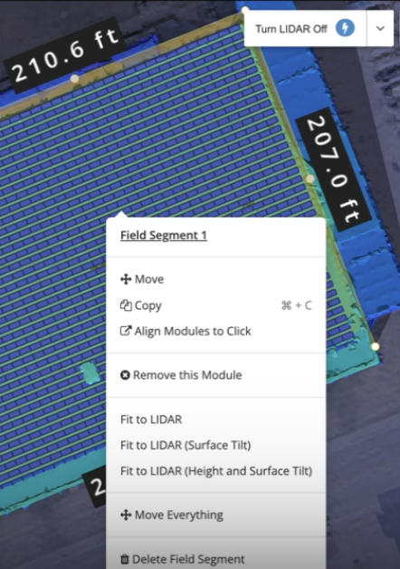 Independent Tilt – HelioScope